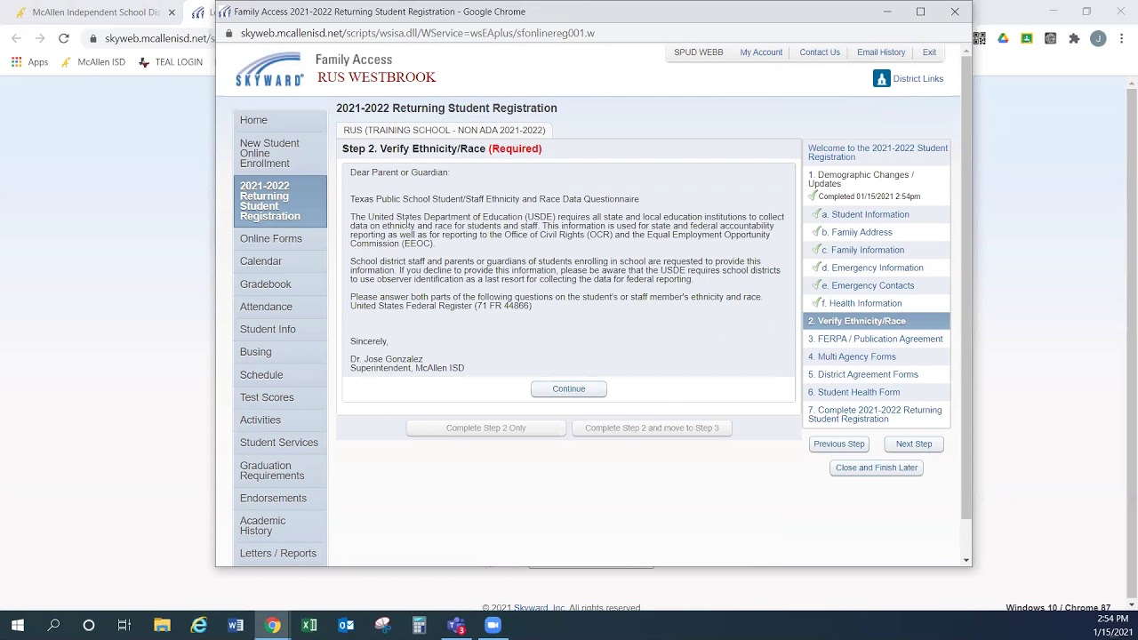 Guía paso a paso de reinscripción - YouTube