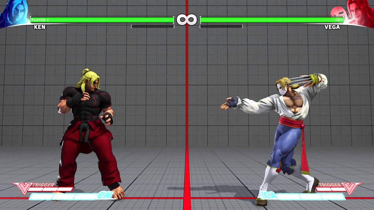 STREET FIGHTER V Normal Moveset - YouTube
