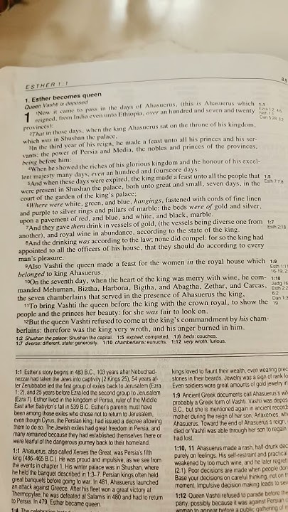 The book of Esther chapter 1. Yes and Amen. - YouTube
