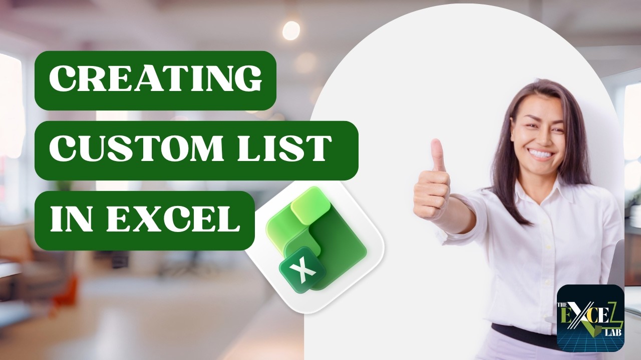 Excel Custom List | Auto Fill Attendance Sheet in Seconds | Urdu/Hindi ...
