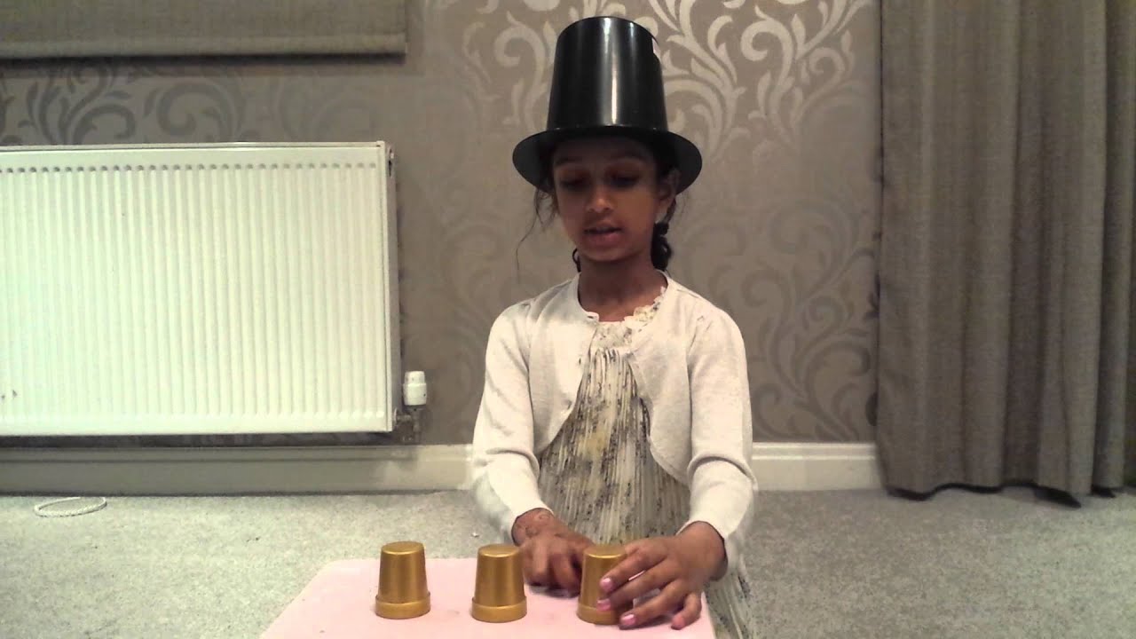 Amazing magic hat 200 tricks cups n balls trick 1 - YouTube