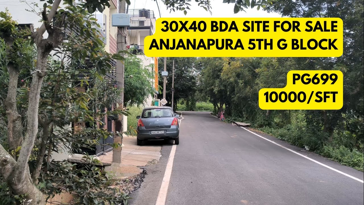 Anjanapura 30X40 BDA Site for Sale ll The Property Guru ll PG699 ll ...