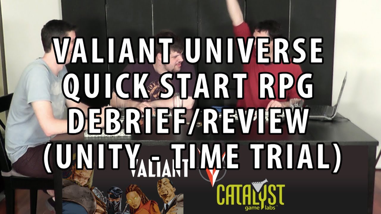 Valiant Universe QSR: Unity - Time Trial - Debrief and Review - YouTube