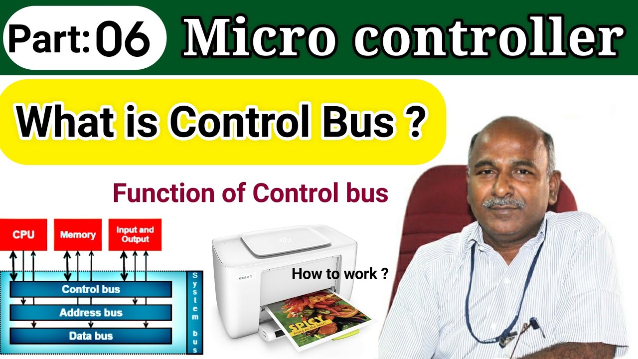 Control bus on Microprocessor in tamil - YouTube