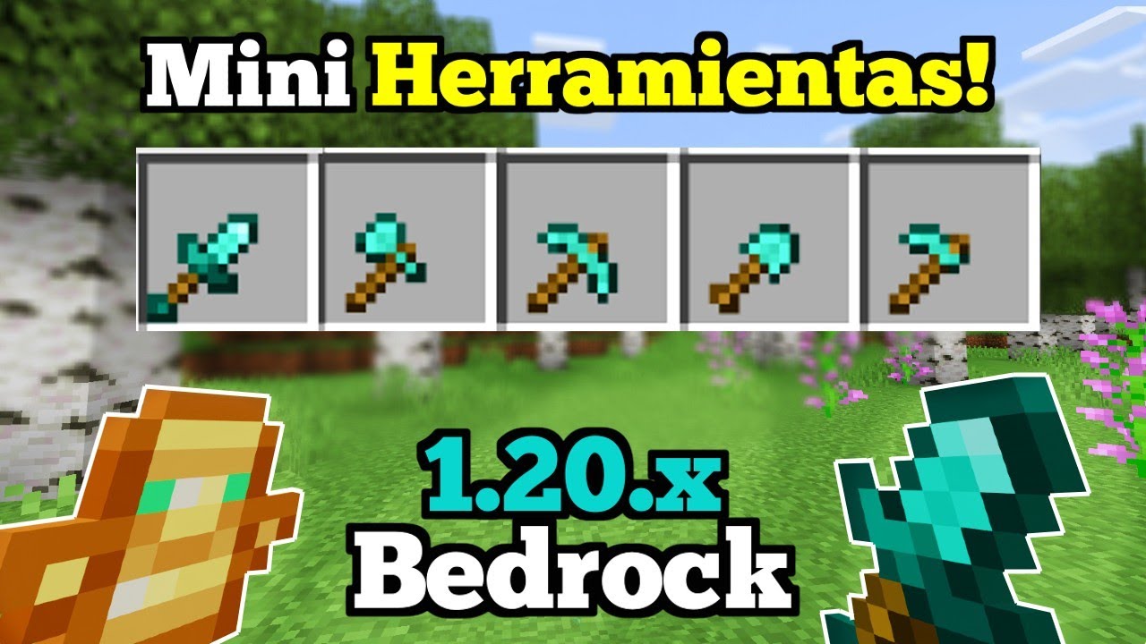 🟢 Mini Herramientas para Minecraft PE 1.20.X!! | Textura MINI TOOLS ...