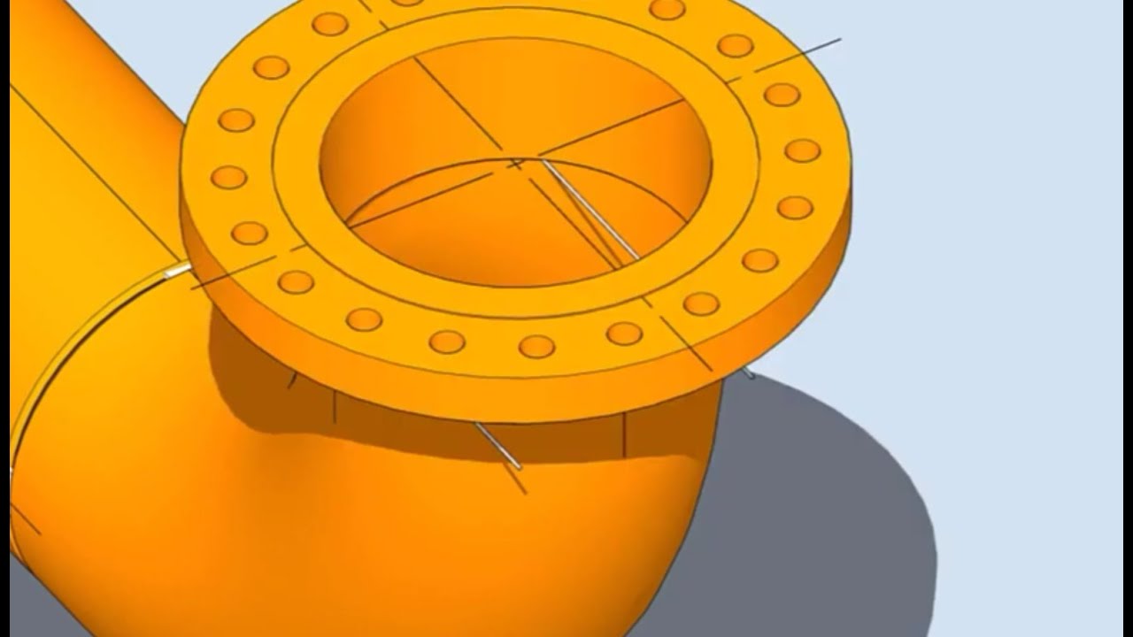 HOW TO FIT UP A LARGE FLANGE HORIZONTALLY, ON AN EXISTING PIPE SPOOL ...