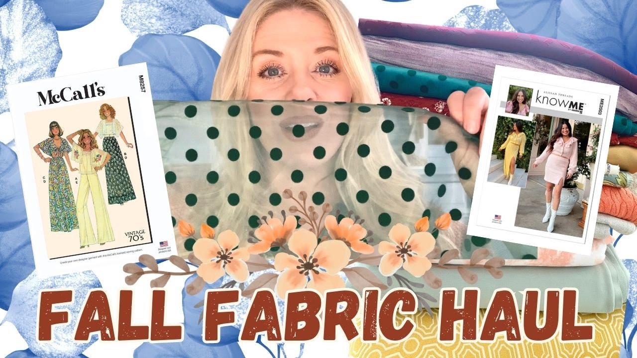 Fall 2023 Fabric Haul that I can't wait to sew up! : ) #fabrics # ...