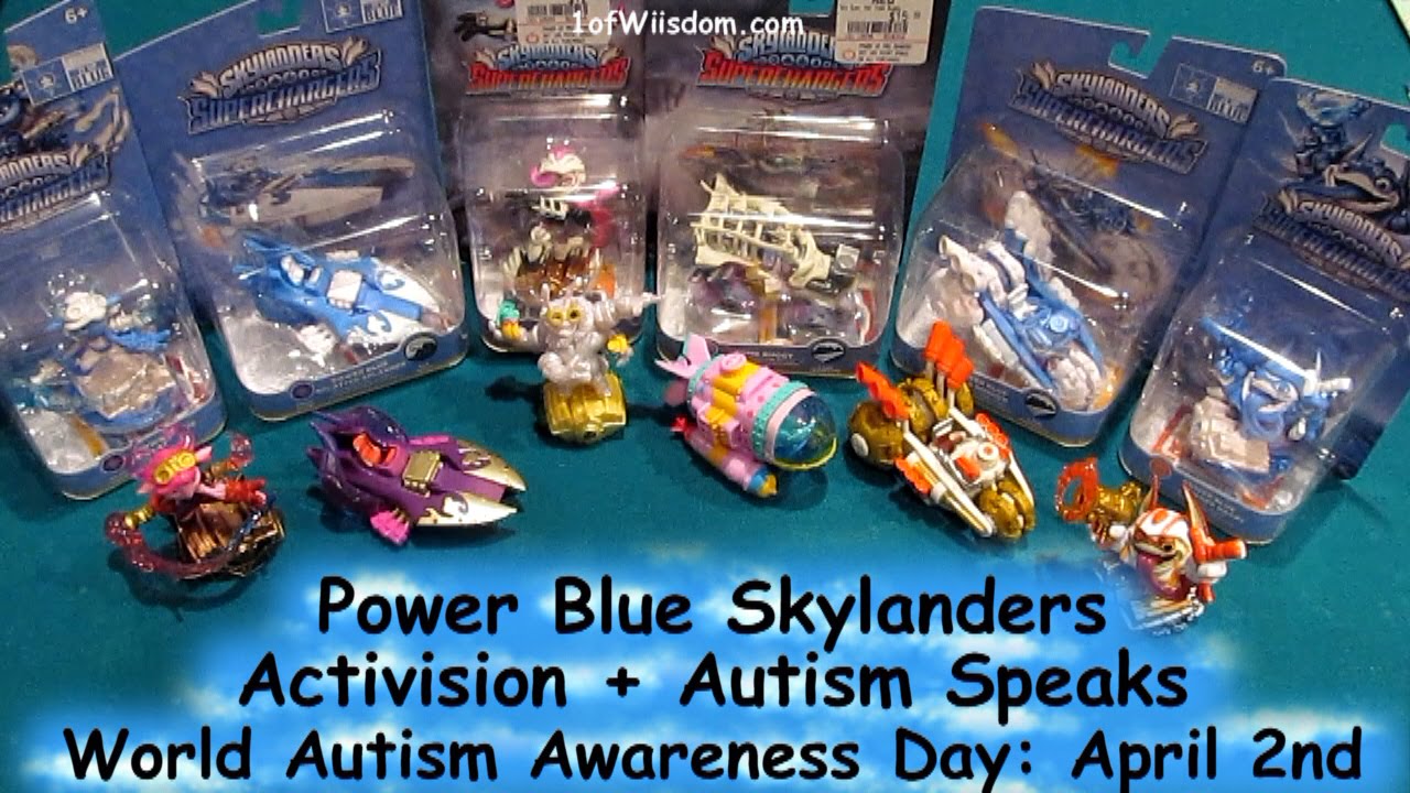 Skylanders SuperChargers Power Blue Overview: Activision + Autism ...