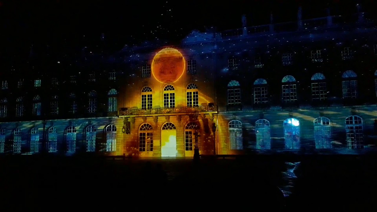 Nancy, France Light Show 2017 - YouTube
