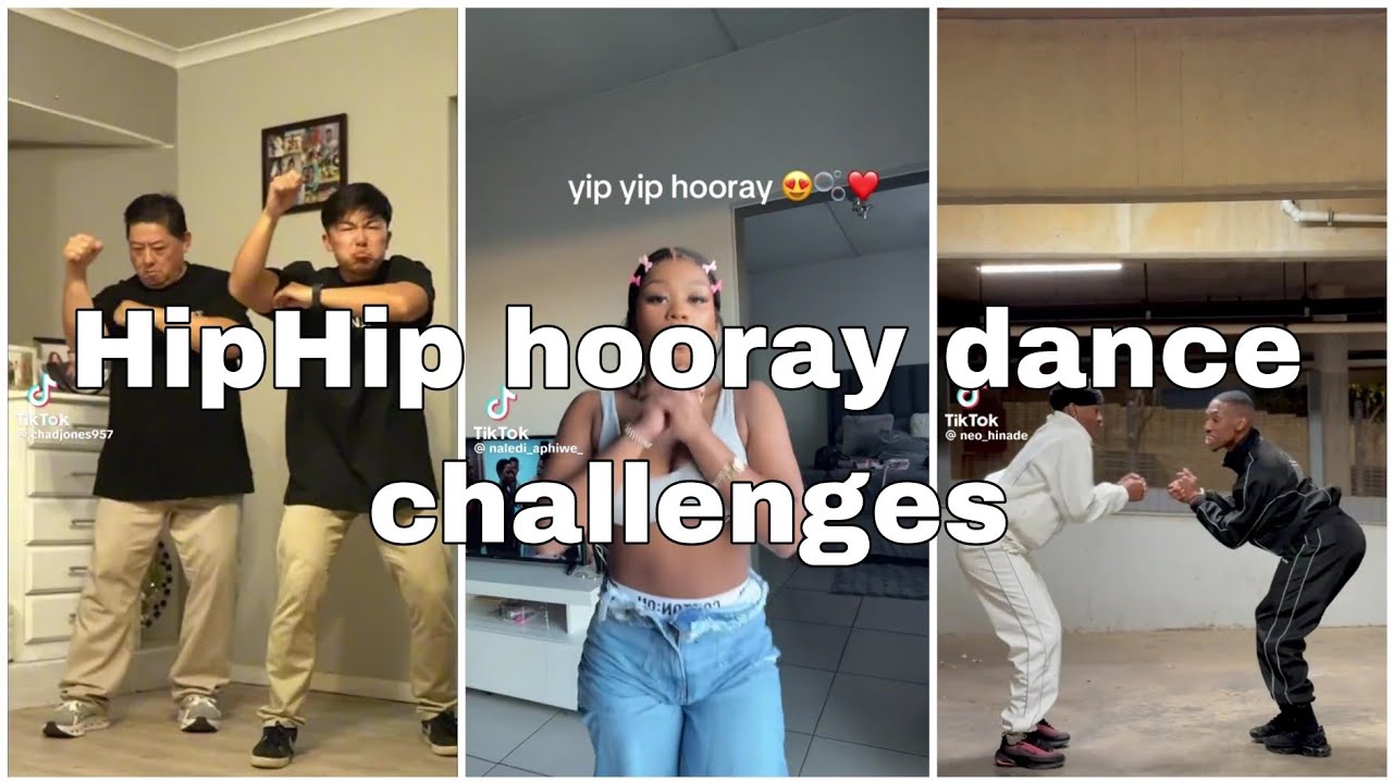 Yip yip HOORAY Amapiano dance challenges - YouTube