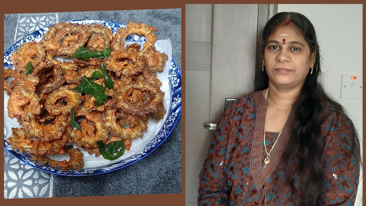 Bitter gourd (Pavakkai) pakoda / கசப்பில்லாத சுவையான மொறு மொறு ...