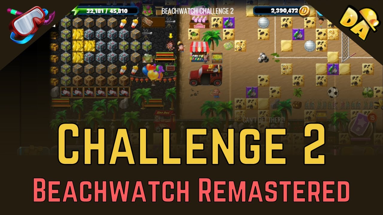 Challenge 2 - Beachwatch Remastered - Diggy's Adventure - YouTube