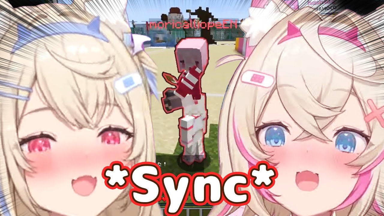FuwaMoco Being Perfectly In Sync【MINECRAFT SPORTS FESTIVAL】 - YouTube