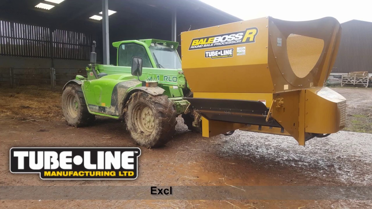 Tubeline Bale Boss R Round Bale Processor for Round Bales exclusively ...