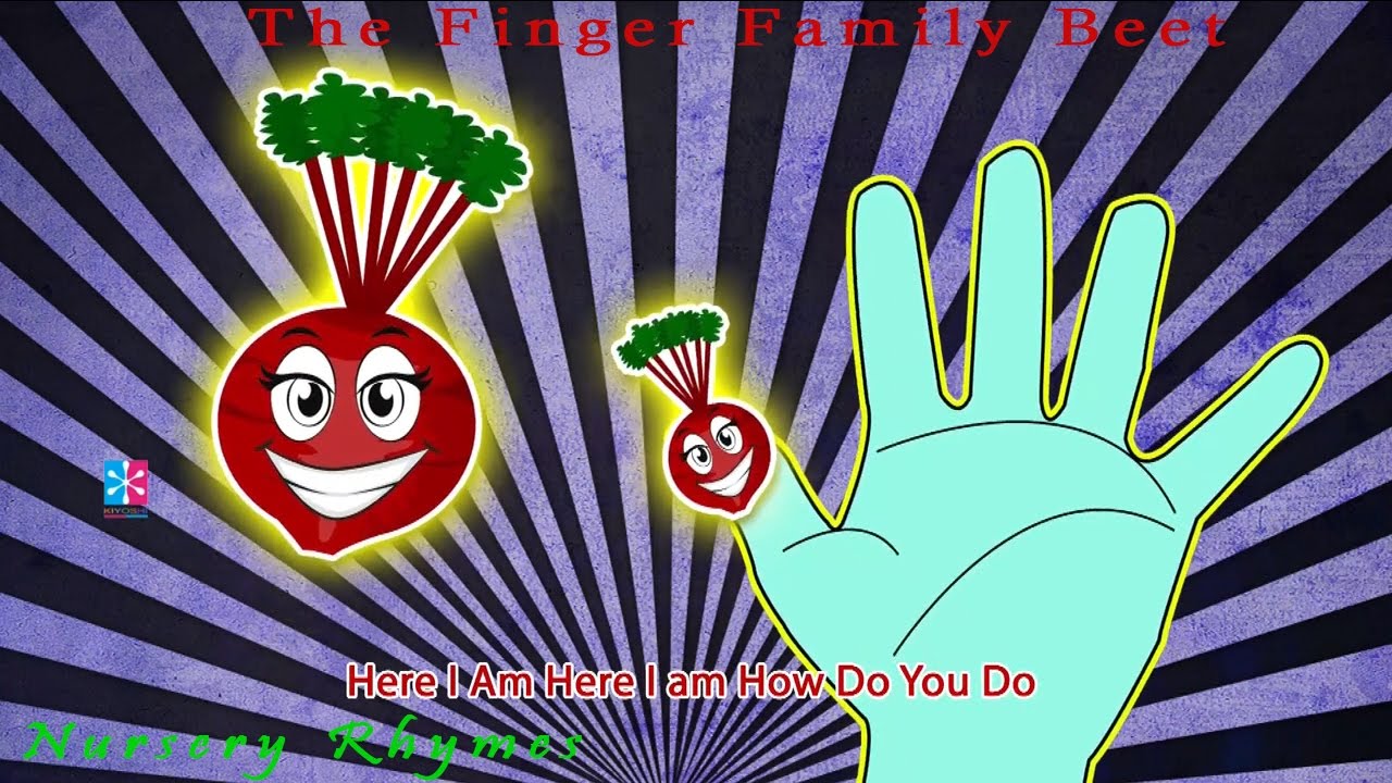 The Finger Family Beet || Finger Family Nursery Rhymes & Songs For Kids ...