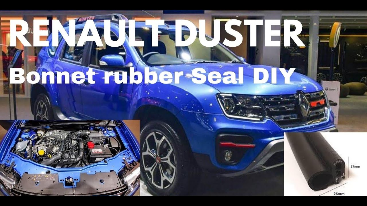 Renault Duster -Sealing Engine compartment with rubber - YouTube