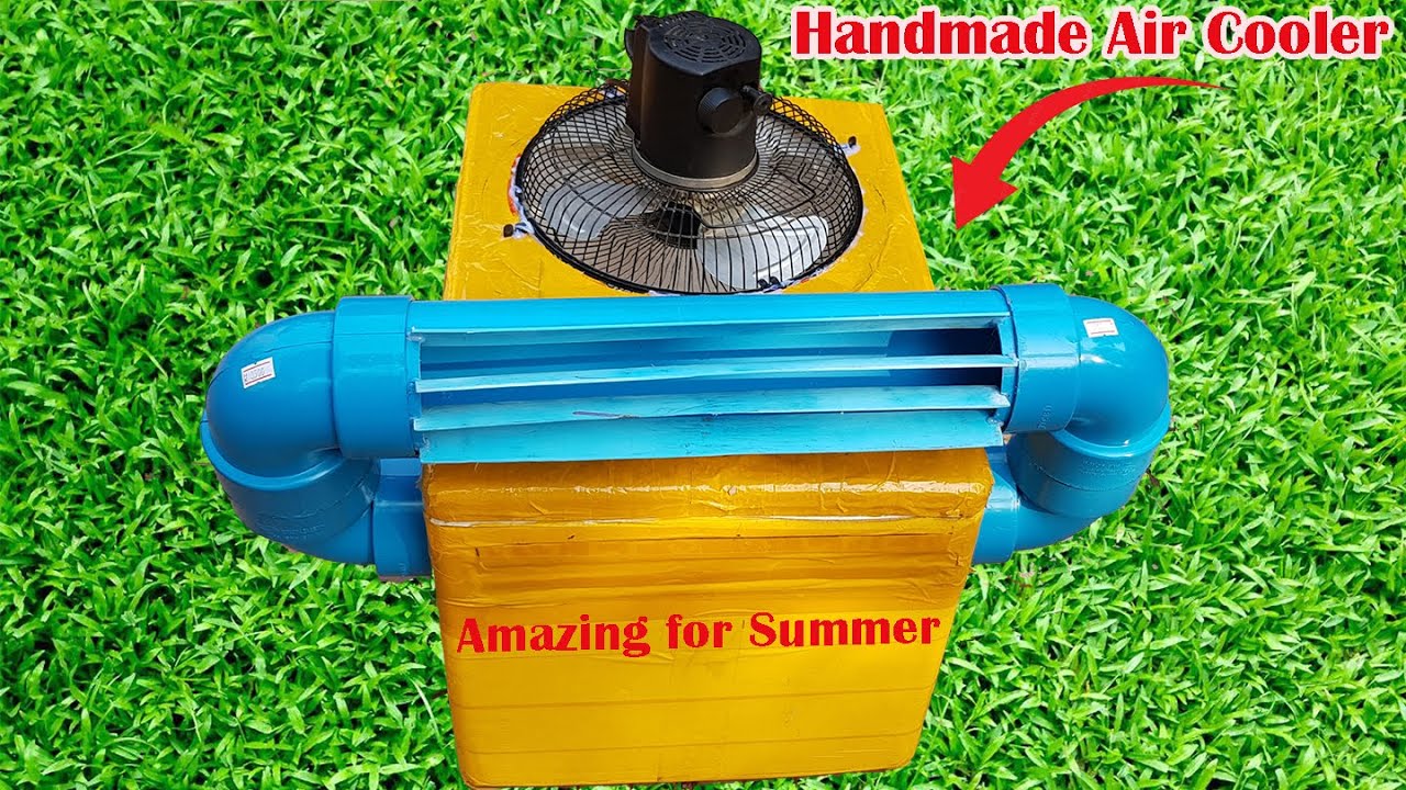 How to make an amazing air cooler for summer at home #freeenergy #diy # ...