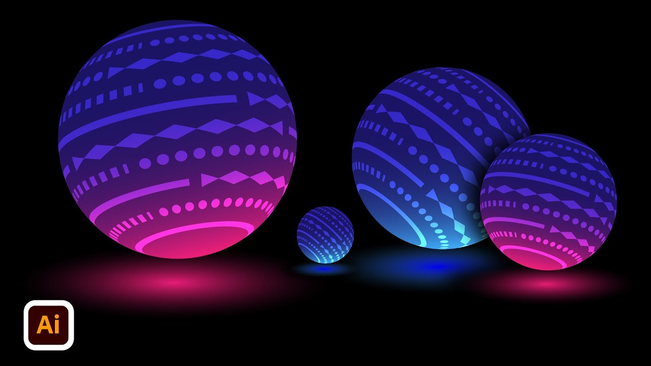 Create a 3D Design in Adobe Illustrator Tutorial | Design pro Effects | - YouTube