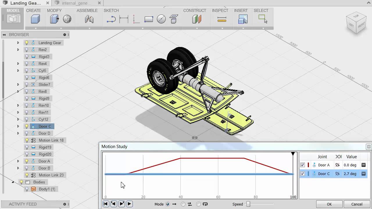 Complete a motion study for your assembly - YouTube