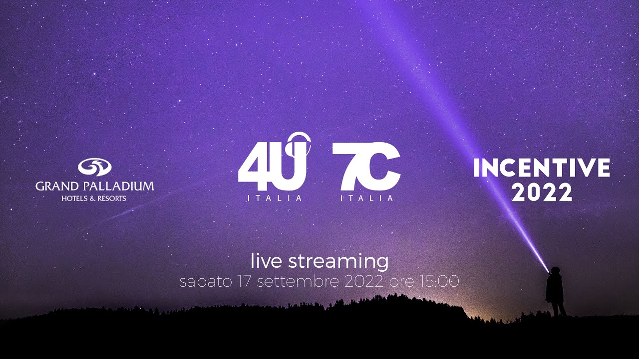 4U Italia - Live streaming CONVENTION 2022 - YouTube