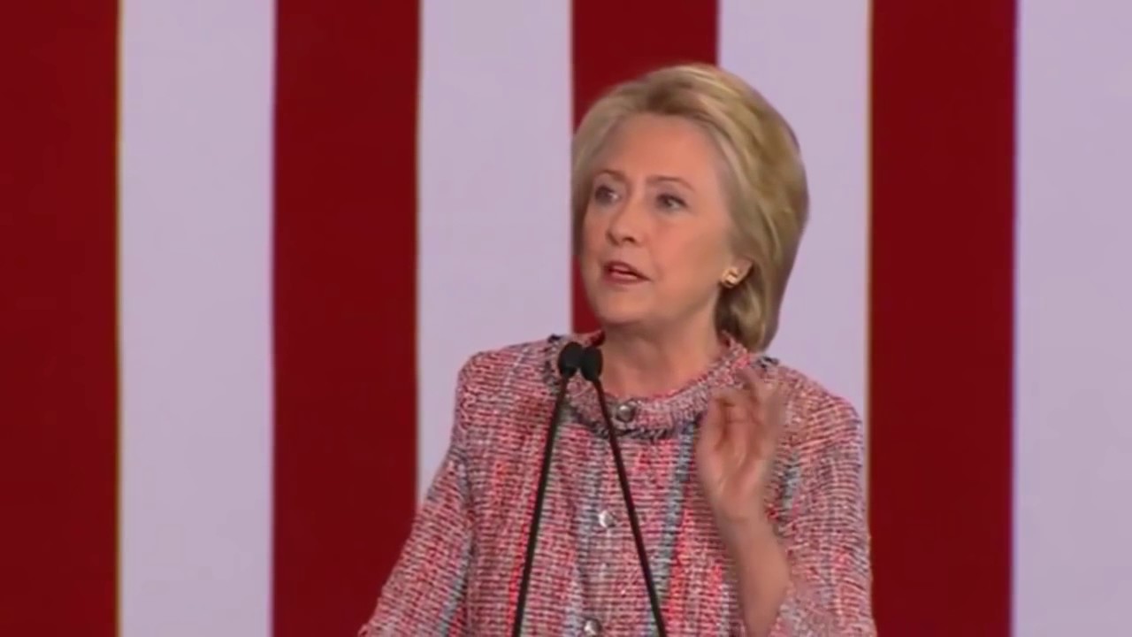 Hillary Clinton Speech Today Protester / Heckler Yells F_ck Hillary ...