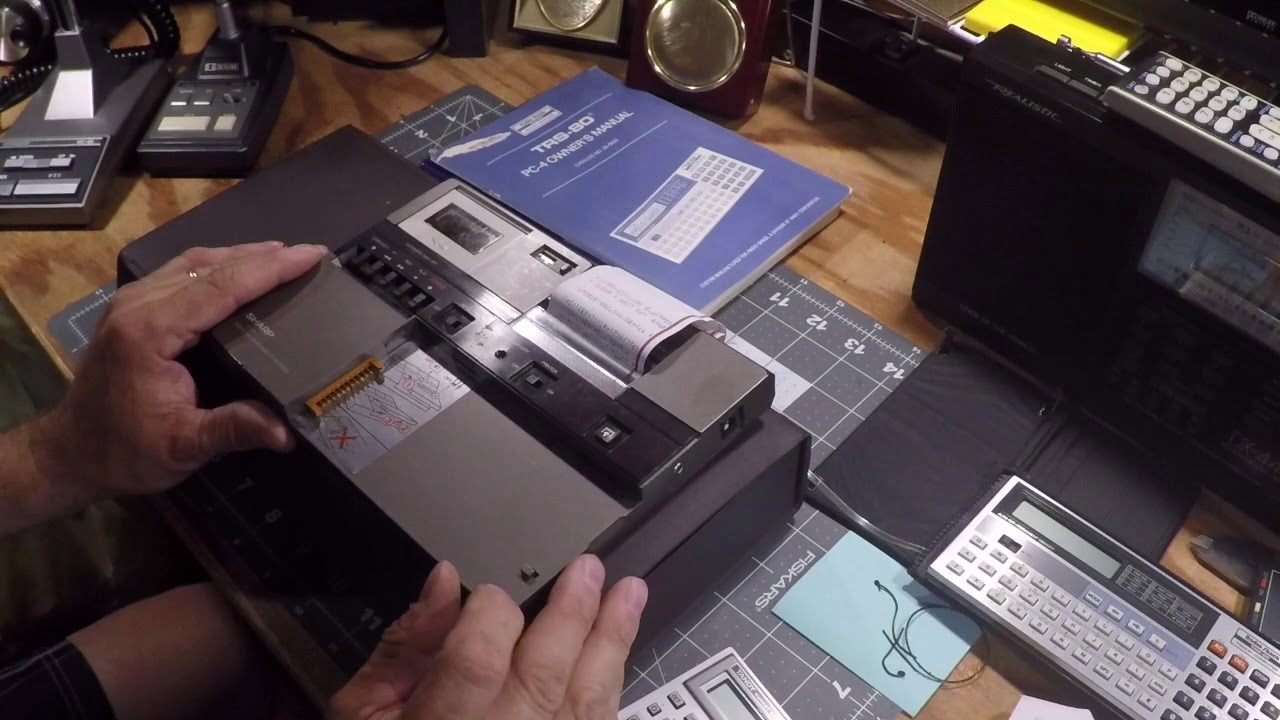 Vintage Tandy Pocket Computer Series Part 2 - YouTube