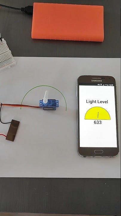 #36 Light level gauge based on servo sg90 #shorts - YouTube