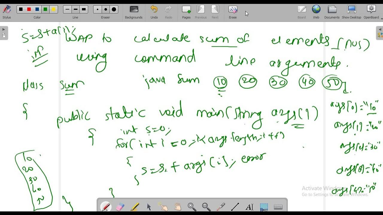 3: Java Lecture: command line arguments,class and function - YouTube