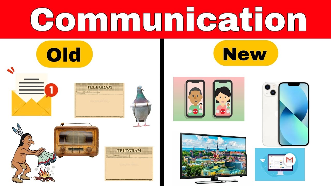 Old vs New Communication for Kids | Easy Explanation | Learning for ...