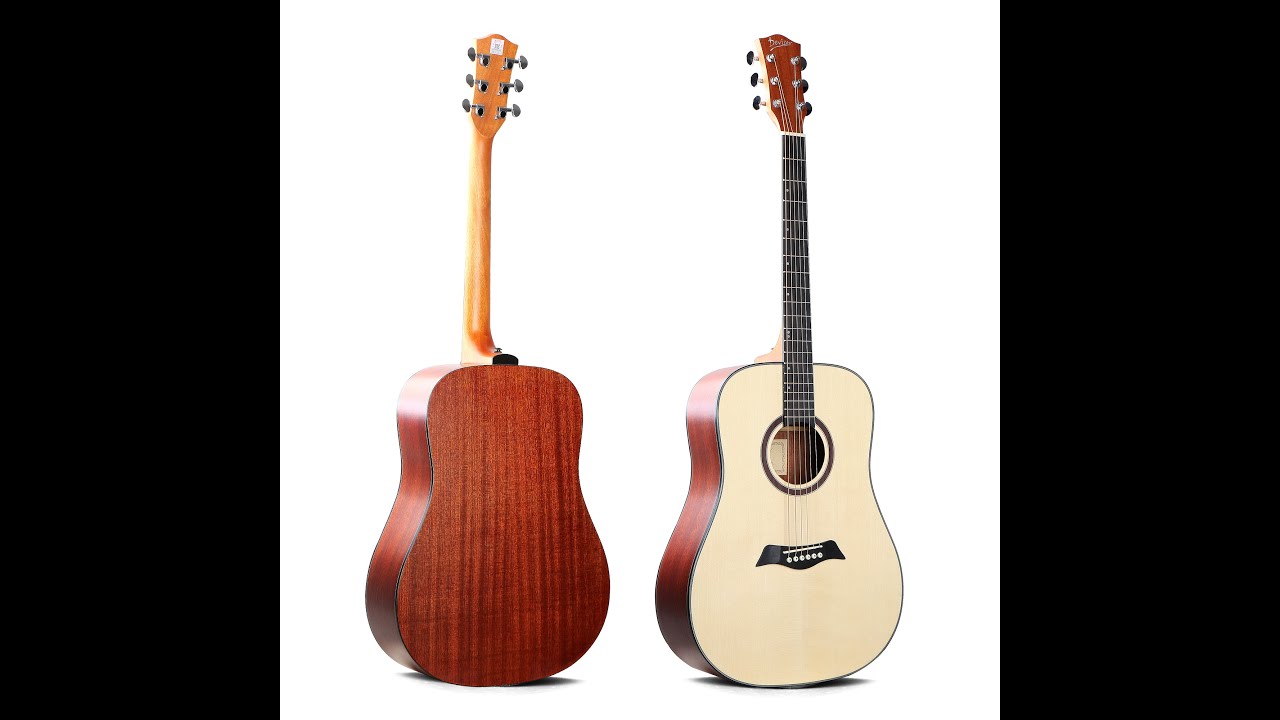Deviser acoustic guitar LS-120-41 - YouTube