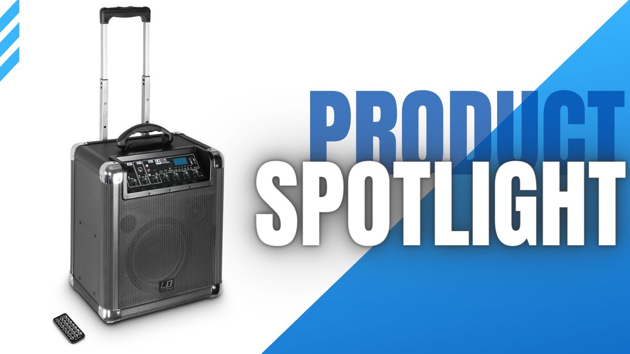 Product Spotlight: LD Systems Roadjack 10 Battery Powered Portable PA ...