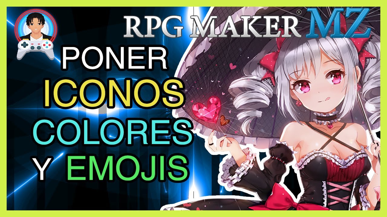 PONER ICONOS, COLORES Y EMOJIS || RPG MAKER MZ - YouTube