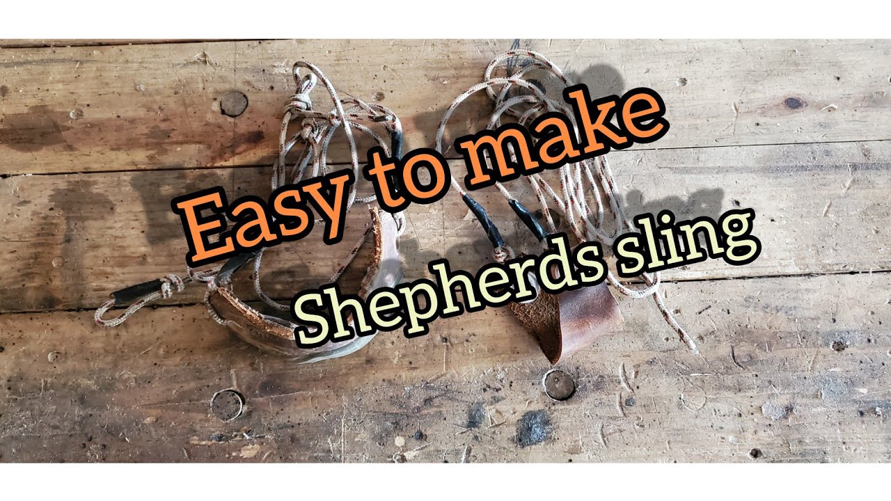 how to make shepherds sling - YouTube