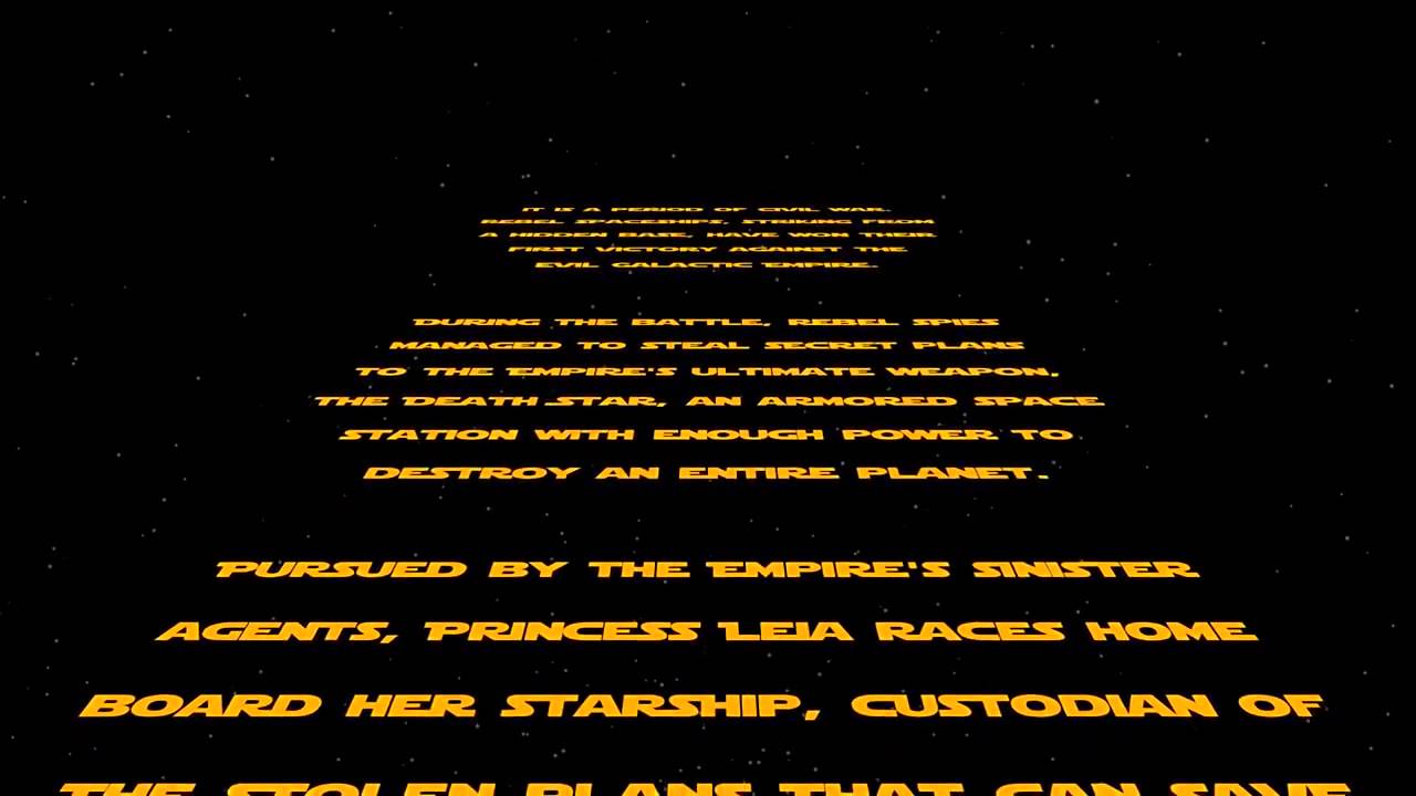 Star Wars Intro HD 1080p - YouTube