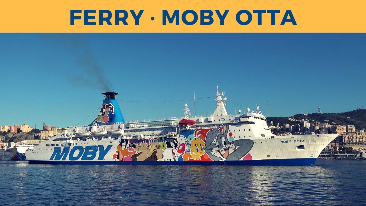 Arrival of ferry MOBY OTTA in Genova (Moby Lines) - YouTube