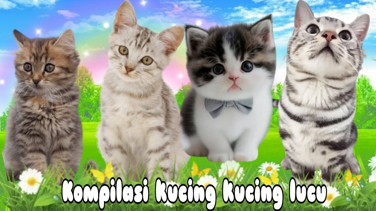 KUCING MEONG MEONG 🥰 KOMPILASI KUCING KUCING LUCU 😻 LAGU KUCING MEONG ...