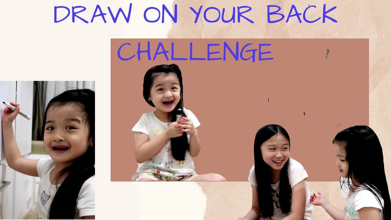 Draw on your back challenge - YouTube