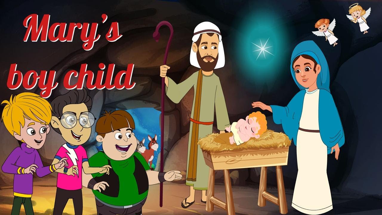Kids4Hits: Mary's Boy Child |Christmas animation, Mary's Boy Child ...