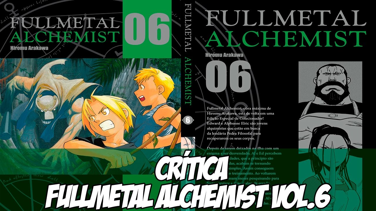 Resenha Crítica - Fullmetal Alchemist (Mangá Vol. 6) - YouTube