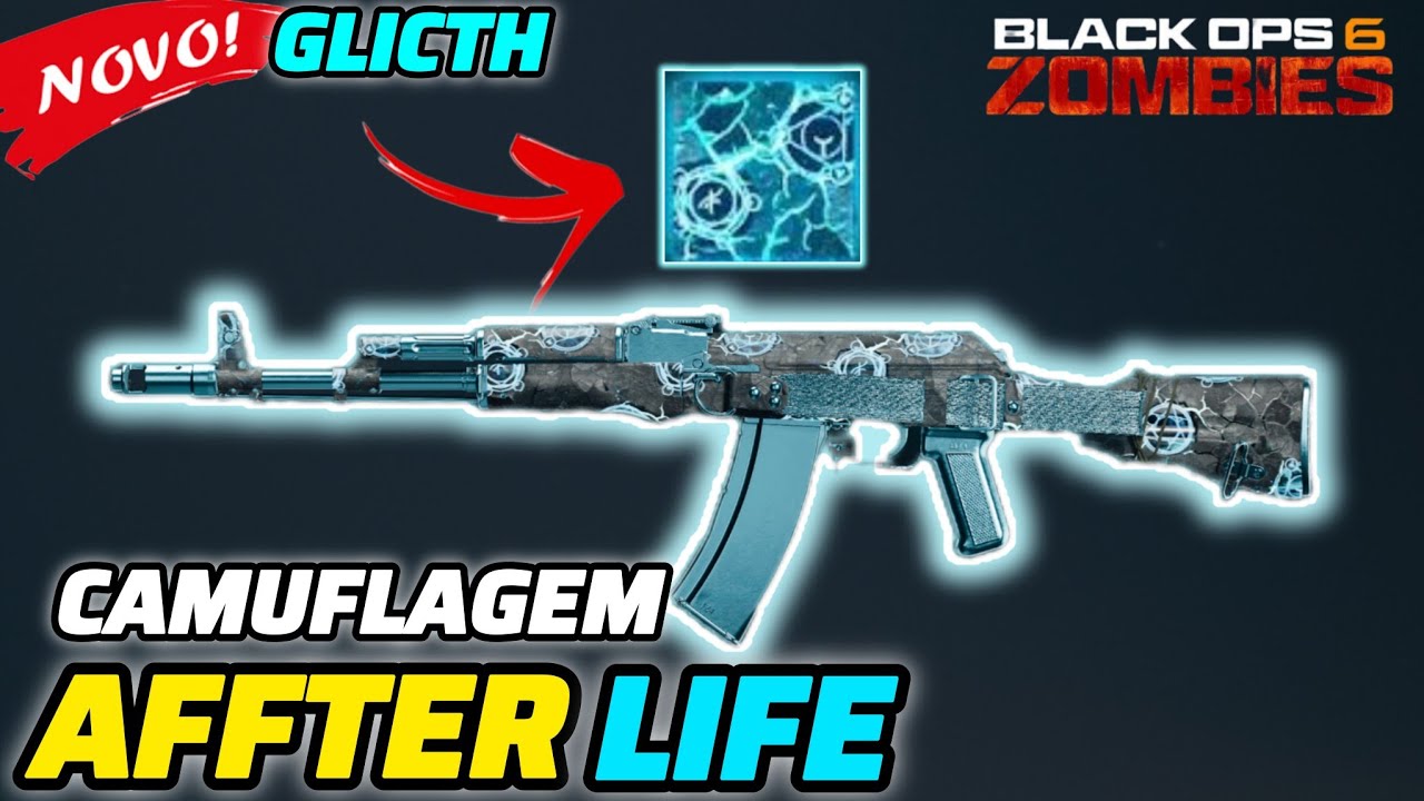Glitch Zombies BO6 Camuflagem AFTER LIFE em 10 minutos Vida após a ...