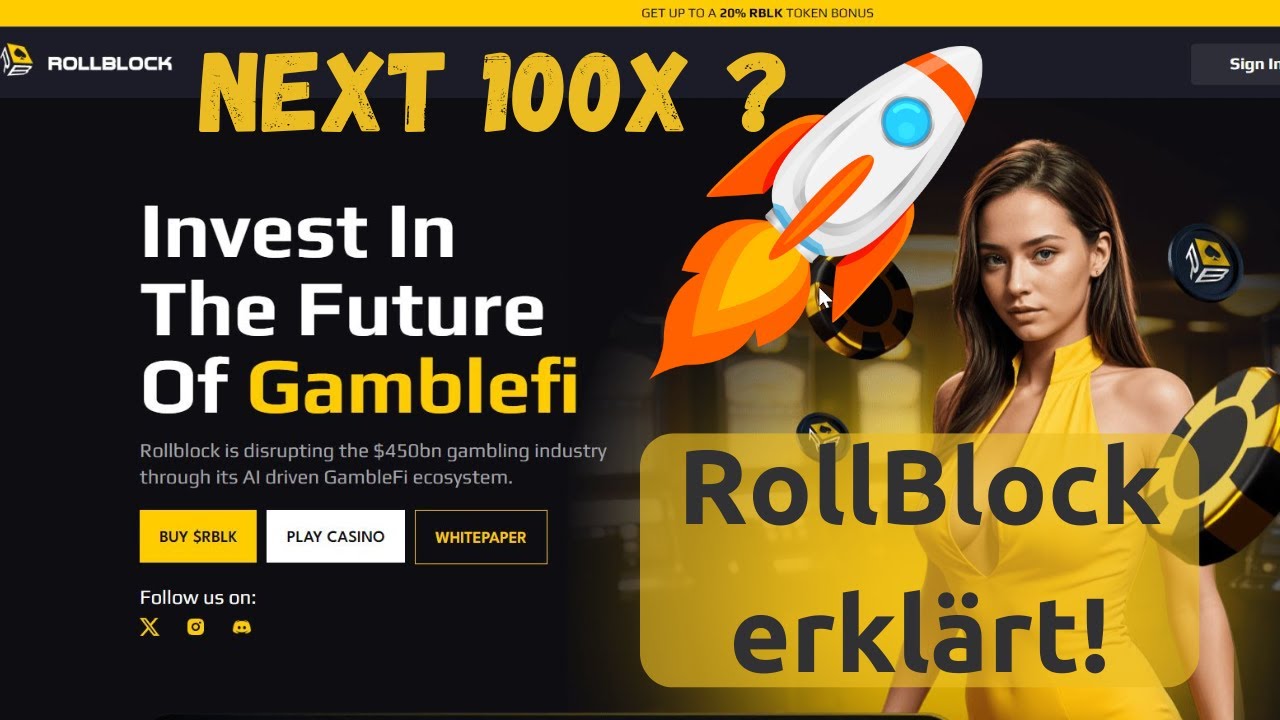 RollBlock! Der nächste 100x Coin? - YouTube