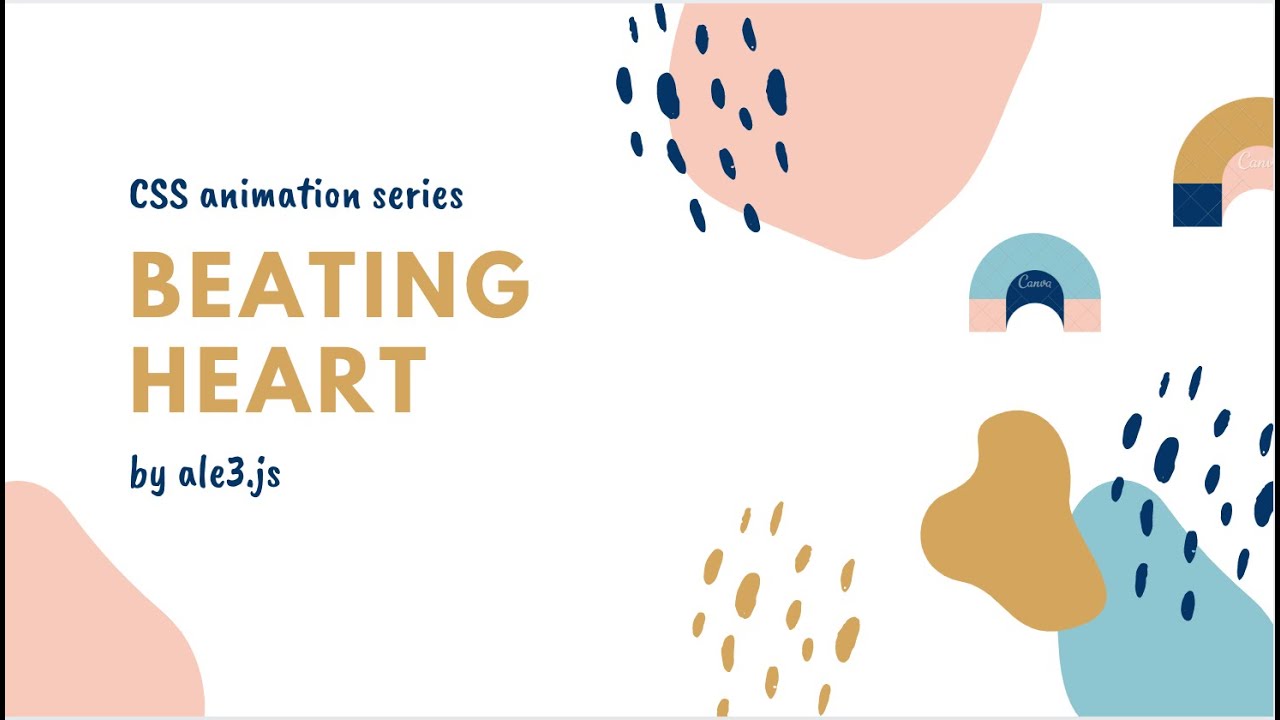 Css Animations Beating Heart Youtube