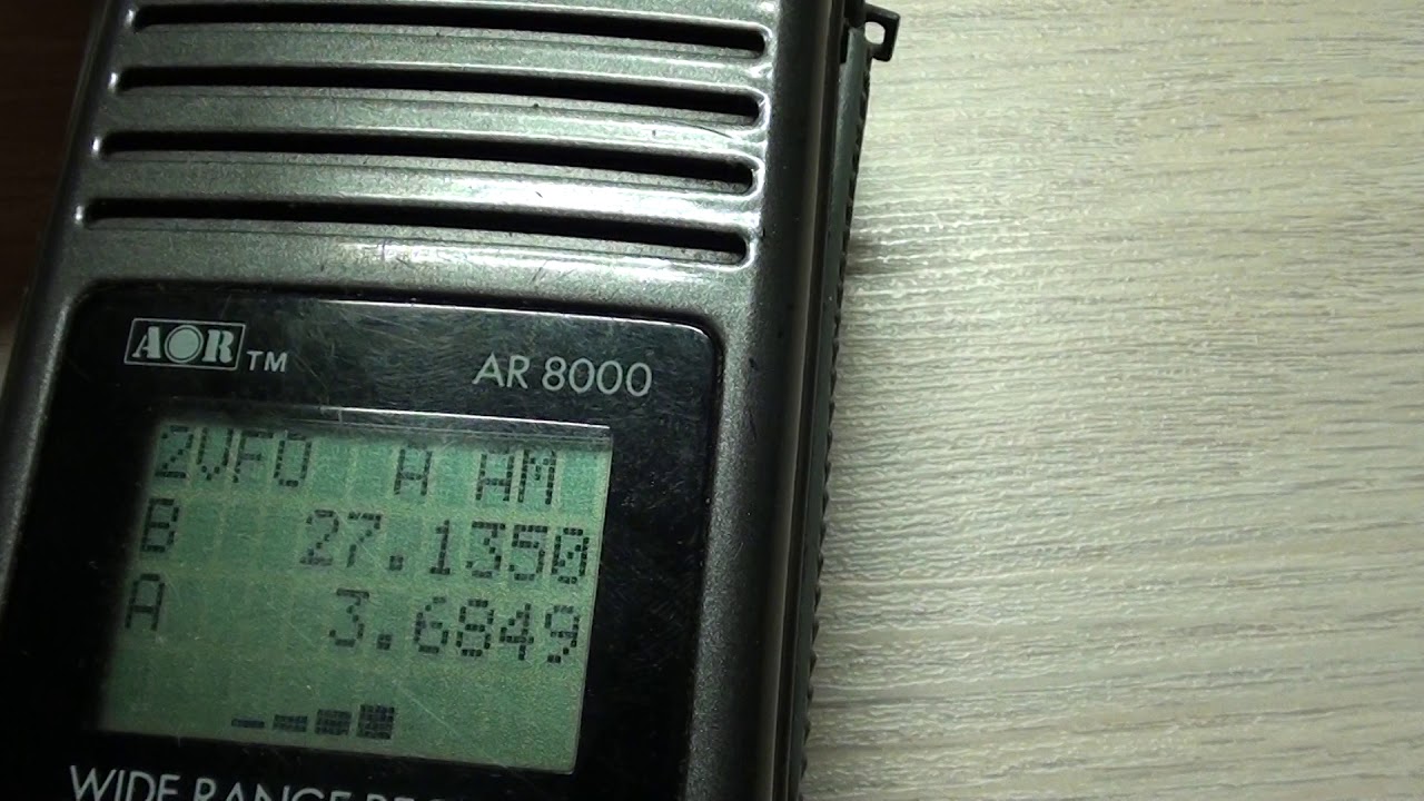 Про радиоприемник AOR AR 8000 - YouTube