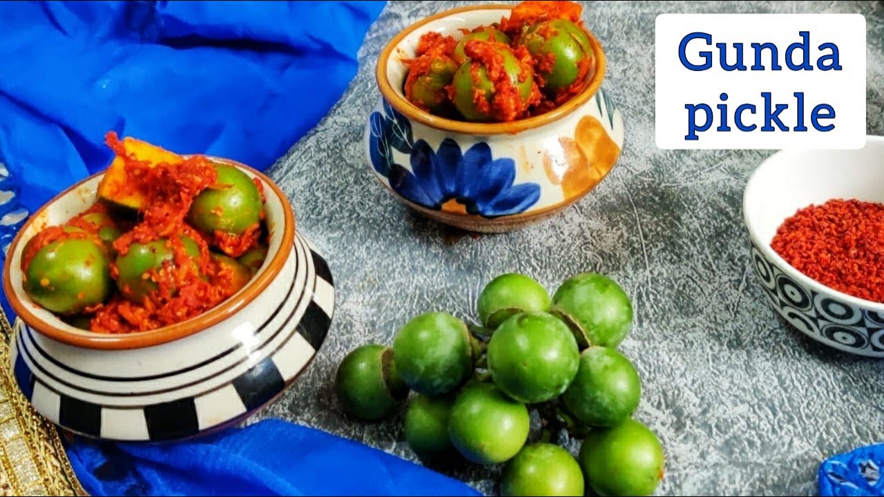 How to make Gunda Pickle || Chatpata Gunda Achaar🔥 || Grandma's Style ...