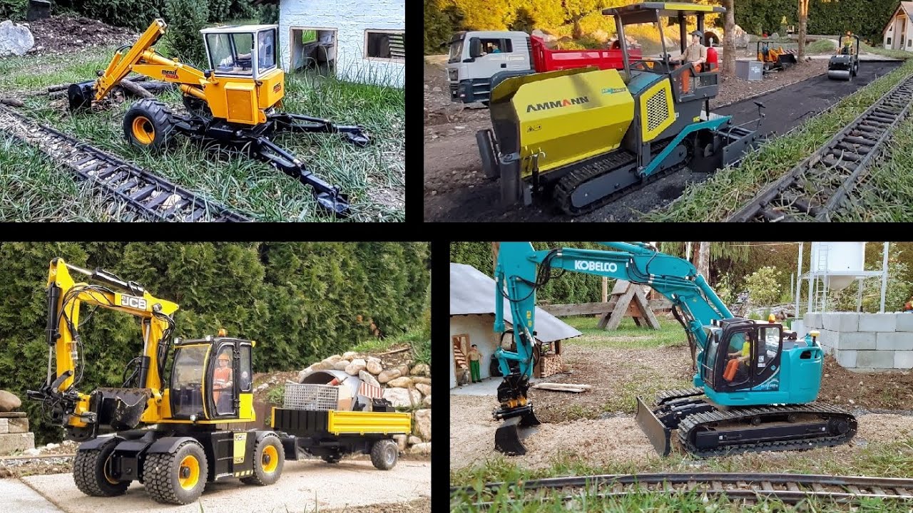Bartste RC Models - 1:15 Scale RC excavator, truck, tractor, crane ...
