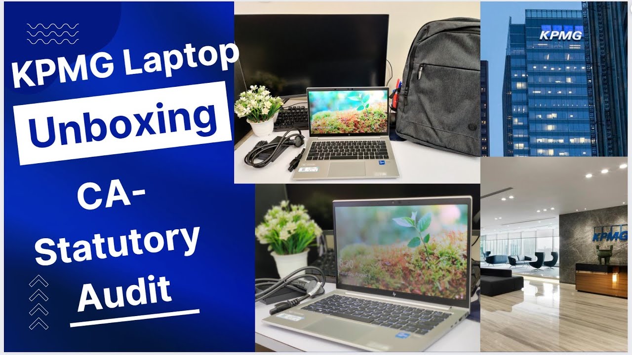 KPMG Laptop Unboxing -CA 🔥 | Audit Executive profile | Statutory Audit ...