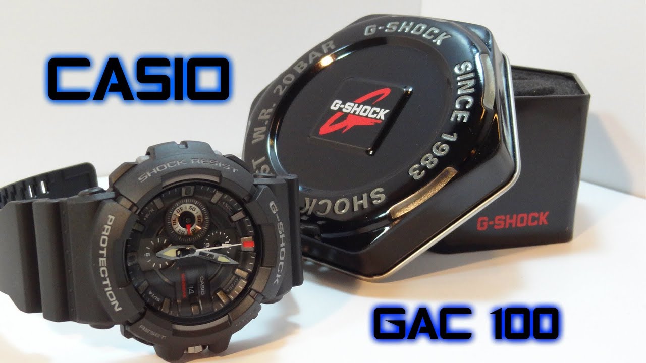 Unboxing del Casio GAC 100 1AER - Español - YouTube