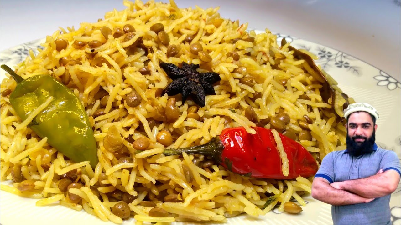 This red lentils and rice pulao recipe is very easy by shair khan foods ...