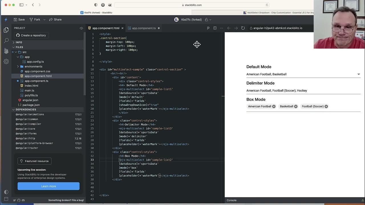 How to Use Box Mode with the Angular MultiSelect Dropdown Component - YouTube