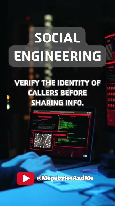 Social Engineering - Cyber Security Tips - YouTube